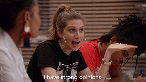 Strong Opinions GIFs - Get the best GIF on GIPHY