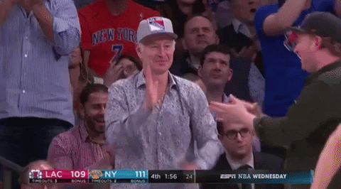 High Five New York Knicks GIF by NBA - Find & Share on GIPHY