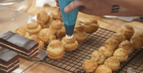 Great American Baking Show Puff Pastries GIF by ABC Network - Find ...