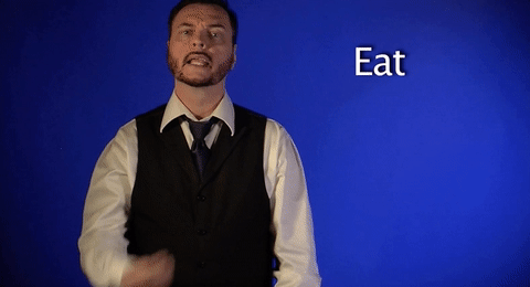 Eat Sign Language GIF by Sign with Robert - Find & Share on GIPHY
