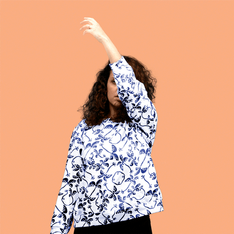 Girl Wave GIF by Marina Esmeraldo - Find & Share on GIPHY
