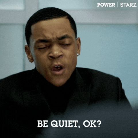 Be Quiet Ok GIFs - Get the best GIF on GIPHY
