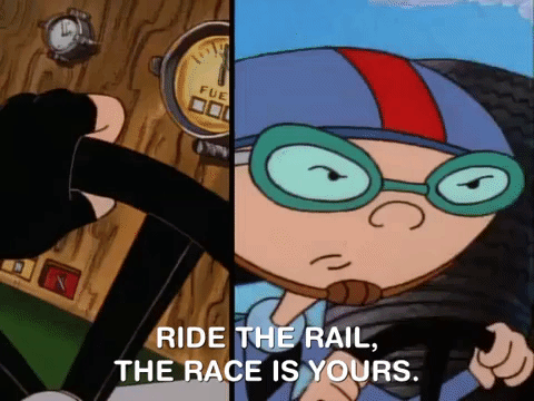 Riding The Rails GIFs - Get the best GIF on GIPHY