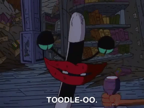 Aaahh Real Monsters Goodbye GIF by NickRewind - Find & Share on GIPHY