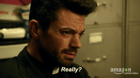 Preacher GIF by Amazon Prime Video UK - Find & Share on GIPHY