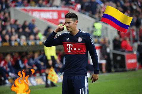 James Rodriguez Football GIF by FC Bayern Munich - Find & Share on GIPHY