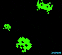 Space Invaders Alien Gif