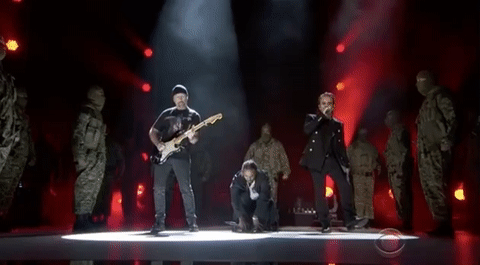 Red Carpet U2 GIF by Recording Academy / GRAMMYs - Find & Share on GIPHY