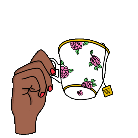 British Drinking Tea Cartoon