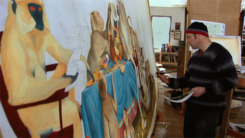 Monkey Paintings GIFs - Get the best GIF on GIPHY