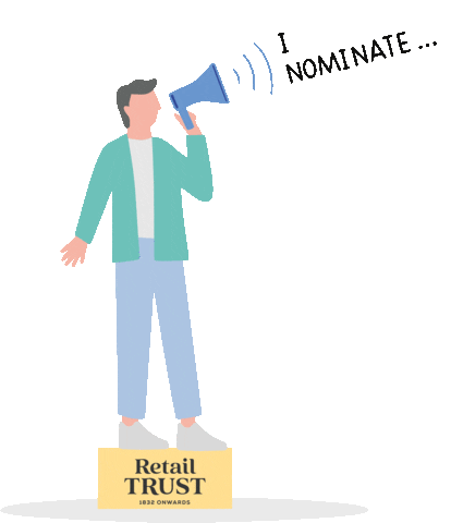 Financial Aid Nominate Sticker by Retail Trust for iOS & Android | GIPHY
