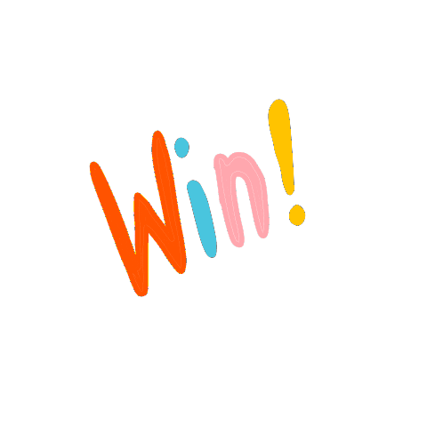 Winner Win Sticker by Linzie Hunter for iOS & Android | GIPHY