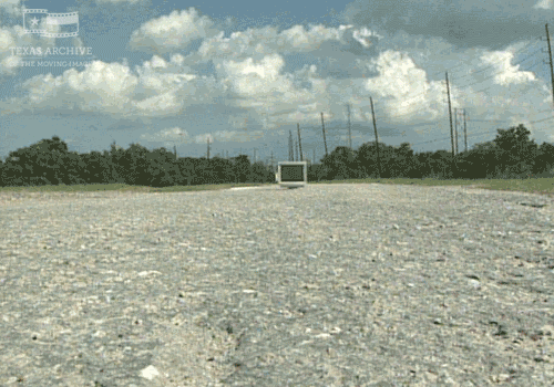 Television News Explosion GIF by Texas Archive of the Moving Image ...
