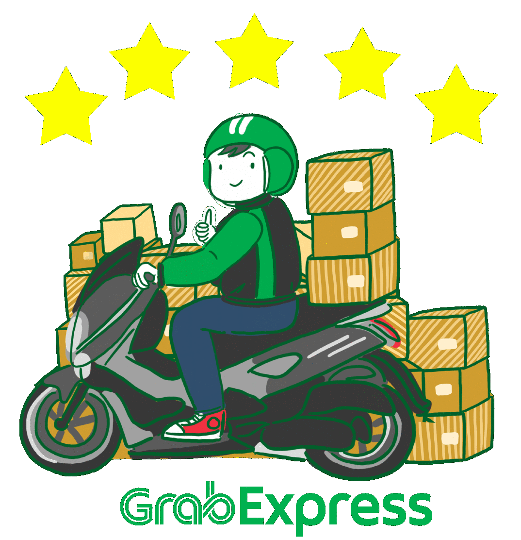 Delivery Send Sticker by Grab Indonesia for iOS & Android | GIPHY