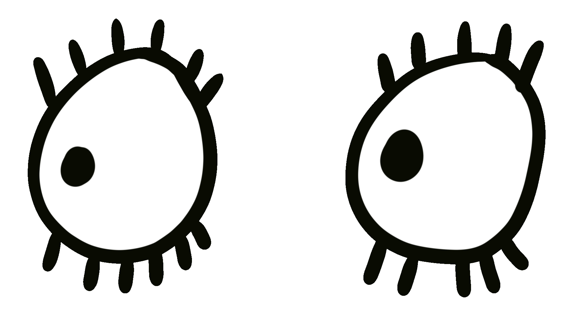 Cartoon Eyes Sticker by Jelene for iOS & Android | GIPHY