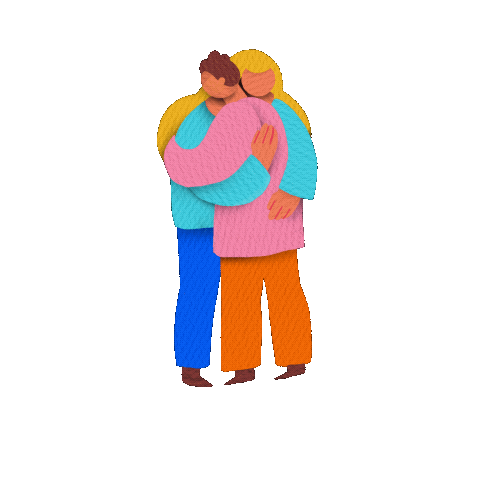 People Abrazo Sticker by A R T H U R for iOS & Android | GIPHY
