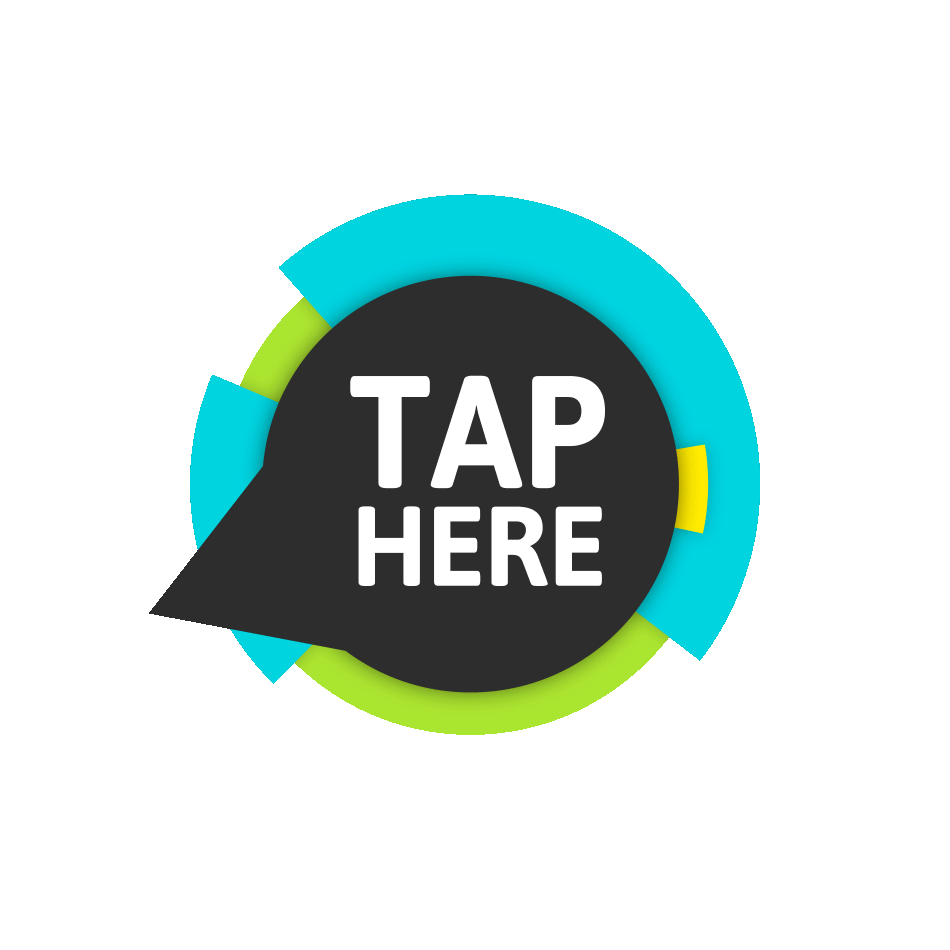 Tap Here Sticker by Urlaubsguru for iOS & Android | GIPHY