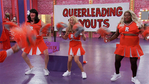 Drag Race Cheerleading GIF by RuPaul's Drag Race - Find & Share on GIPHY