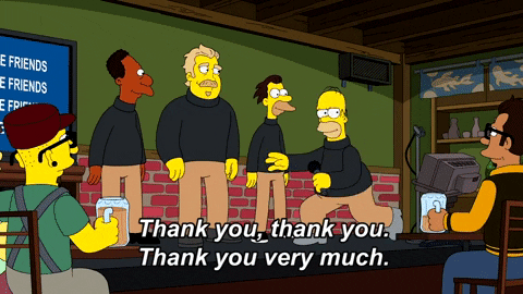 The Simpsons Thank You GIF by AniDom - Find & Share on GIPHY
