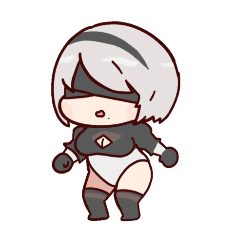Nier 2b Stickers - Find & Share on GIPHY