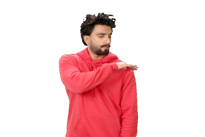 Proud Shoulder Sticker by Ranveer Singh for iOS & Android | GIPHY