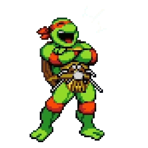 Ninja Turtles Pixel Sticker by Xbox for iOS & Android | GIPHY