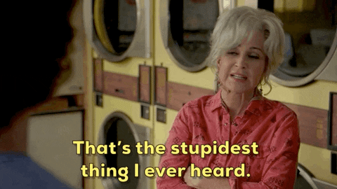 Annie Potts Reaction GIF by CBS - Find & Share on GIPHY