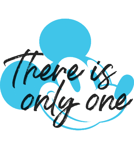 Only One Disney Sticker by Mickey Mouse for iOS & Android | GIPHY