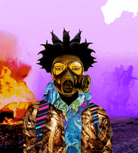 Walking Away From Explosion Gif