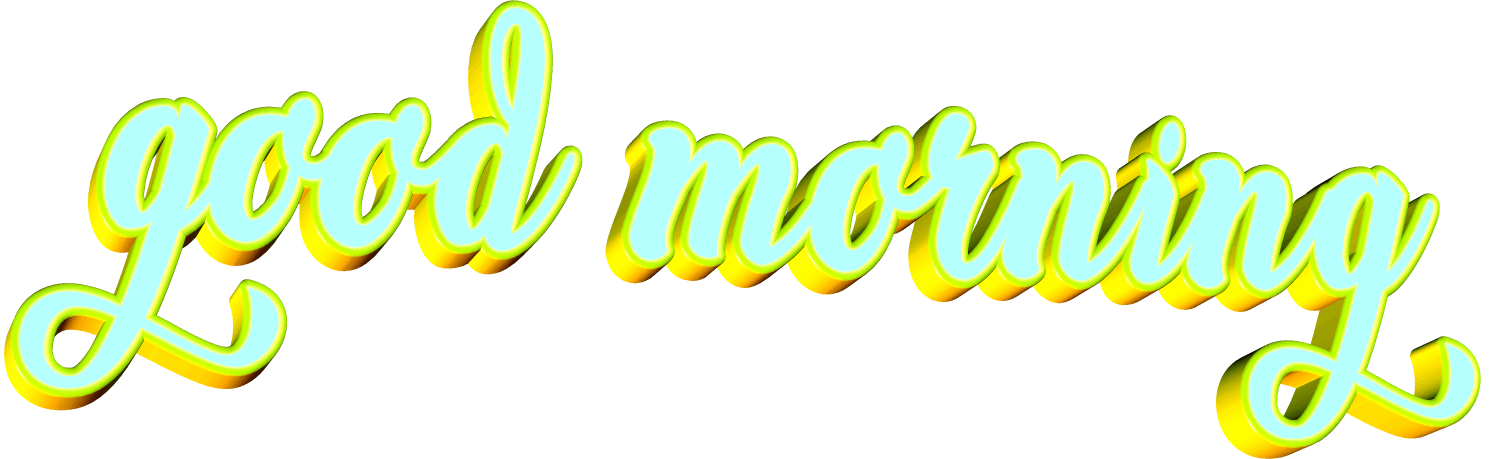 Good Morning Text Sticker for iOS & Android | GIPHY