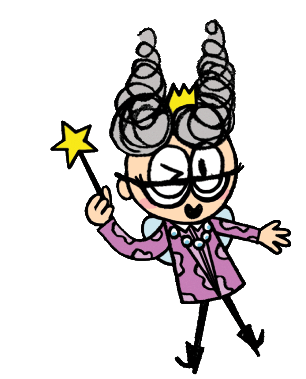 Magic Wink Sticker by T. L. McBeth for iOS & Android | GIPHY