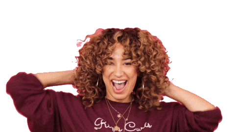 Curly Hair Sticker by rizoscurls for iOS & Android | GIPHY