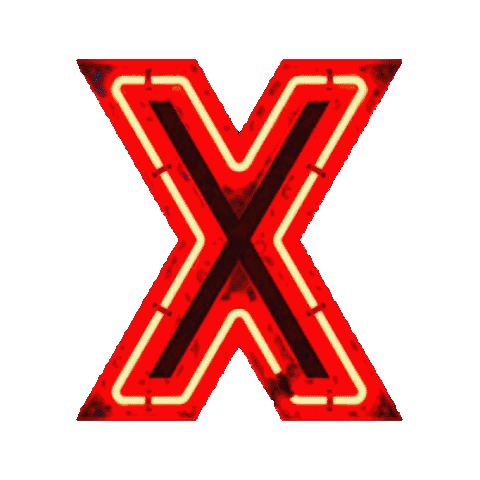 Aimated Dancing Letter X