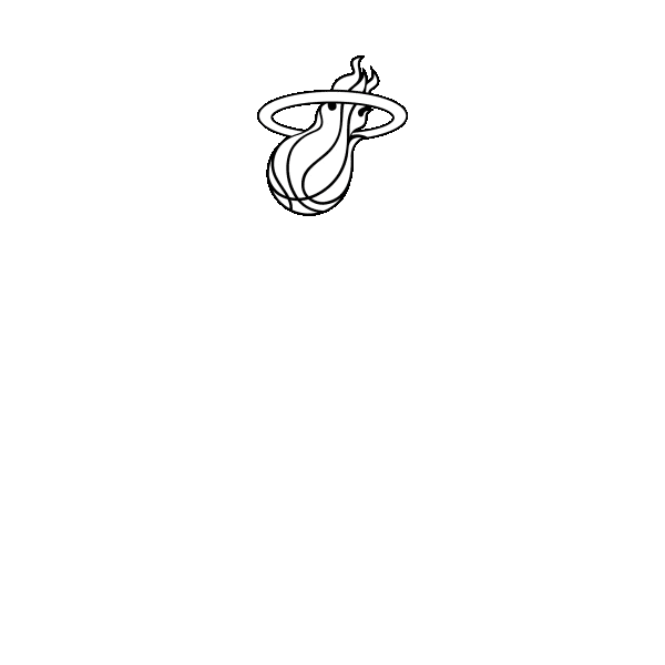 Miami Heat Logo Drawing