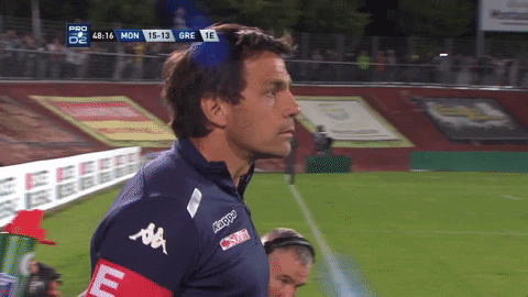 Stephane Glas Ok GIF by FCG Rugby - Find & Share on GIPHY