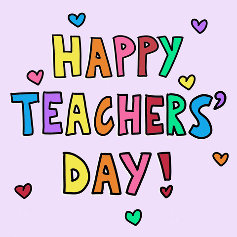 Teachers Day Rainbow GIF - Find & Share on GIPHY