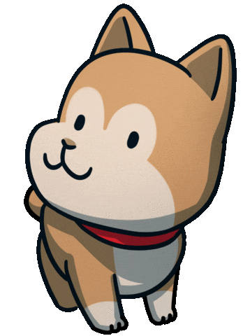 Dog Hello Sticker by Ai and Aiko for iOS & Android | GIPHY