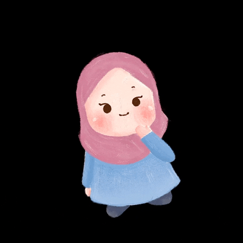 Cute Muslimah Animation Gif