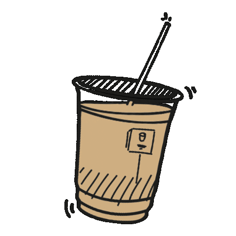 Coffee Milk Sticker by Toko Kopi Tuku for iOS & Android | GIPHY