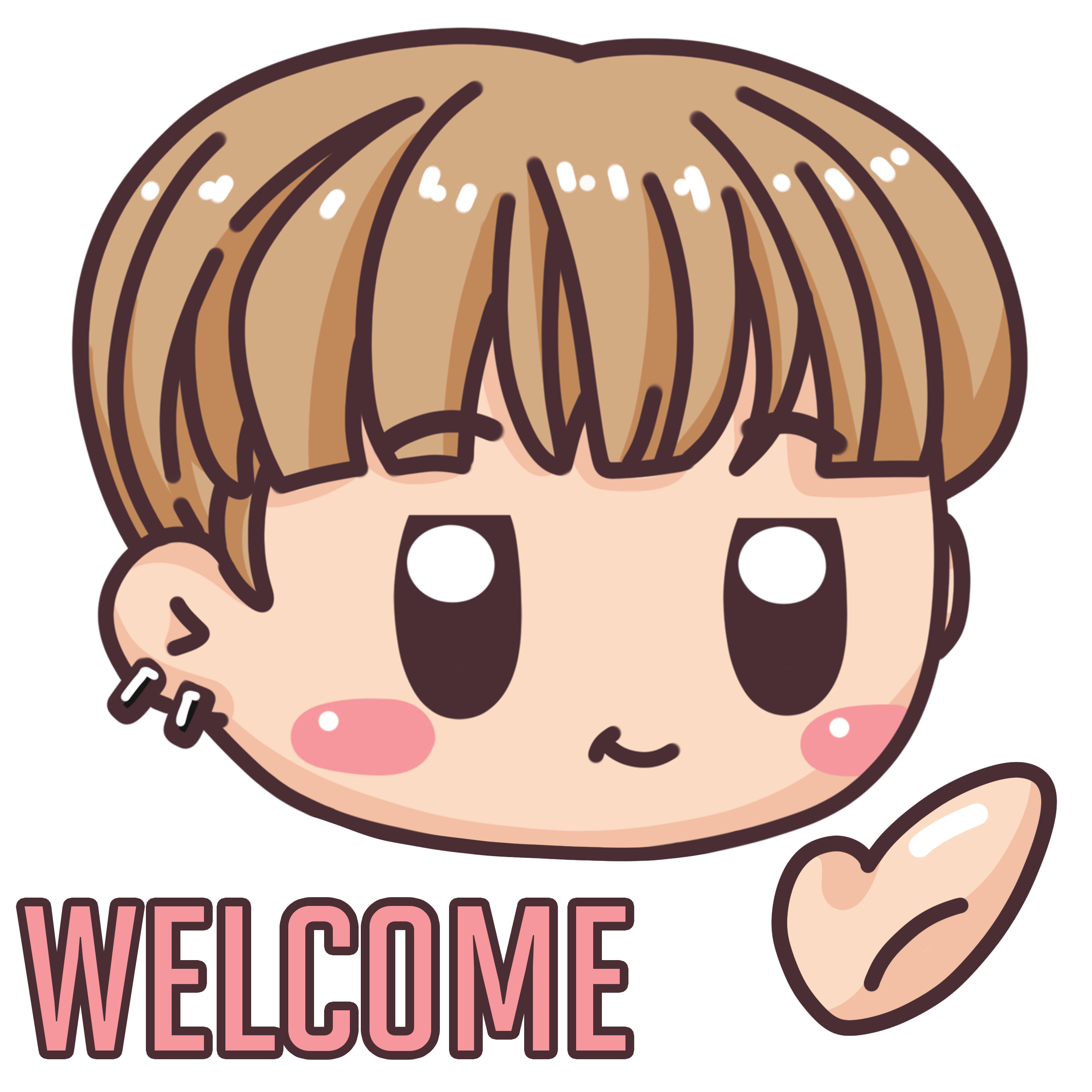 Kim Taehyung Hello Sticker by Milikumi for iOS & Android | GIPHY