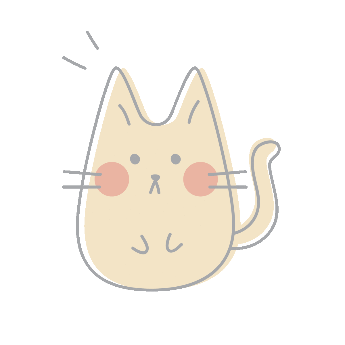 Cat Wink Sticker for iOS & Android | GIPHY