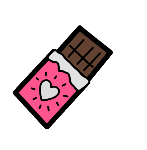 Happy Chocolate Sticker by Poppy Deyes for iOS & Android | GIPHY