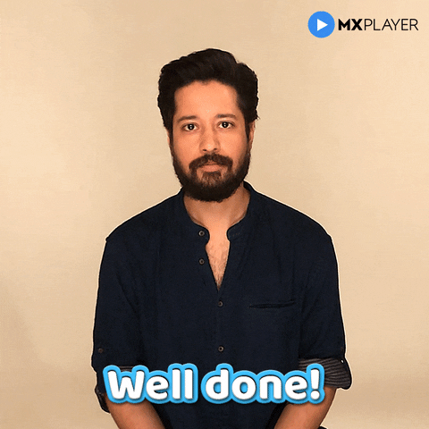 Happy Well Done GIF by MX Player - Find & Share on GIPHY