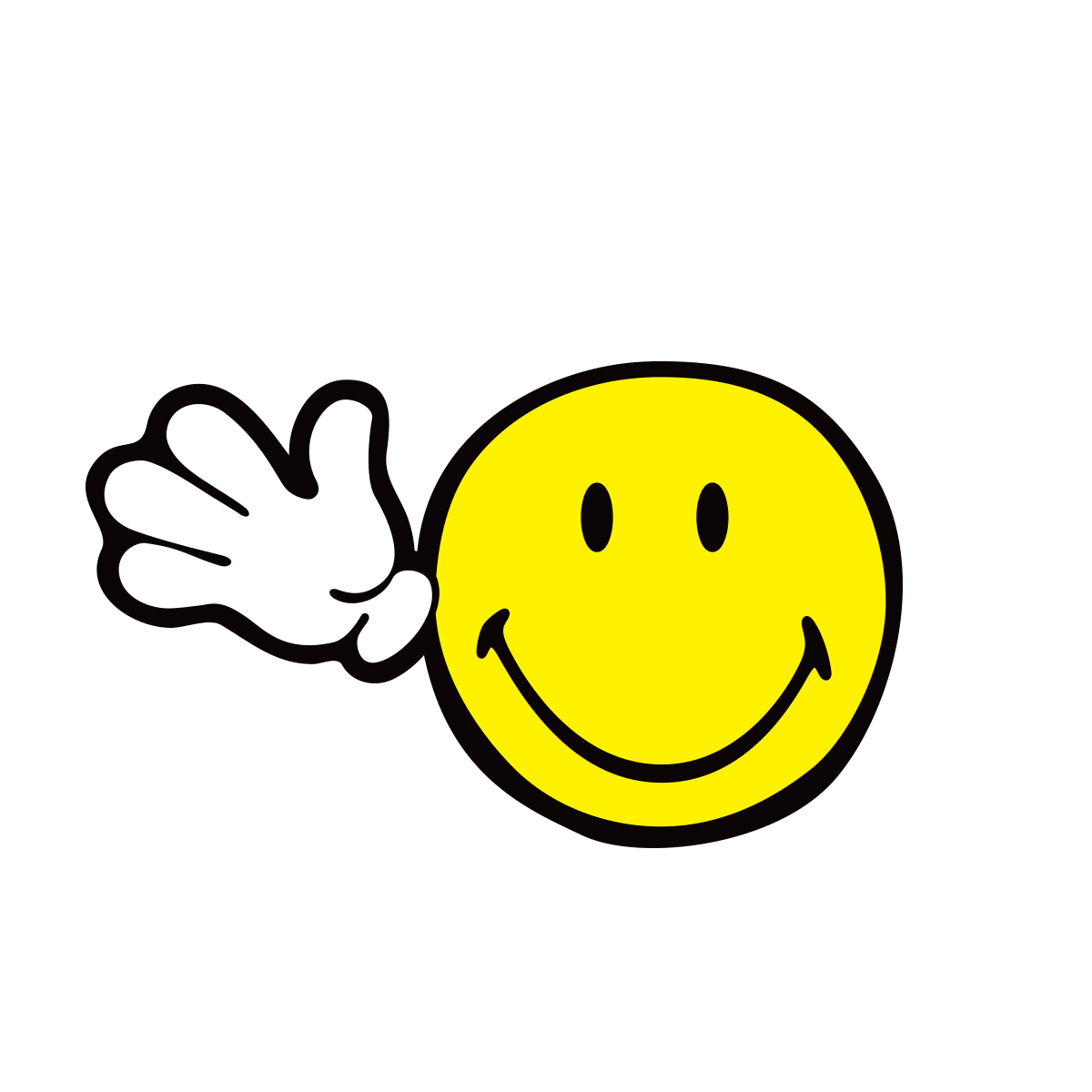 Happy Wave Sticker by Smiley for iOS & Android | GIPHY