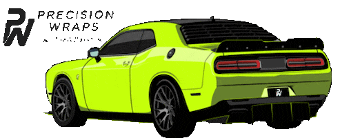Dodge Challenger Sticker by Precision Wraps and Graphics for iOS ...