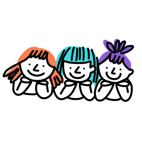 Happy Friends Sticker for iOS & Android | GIPHY