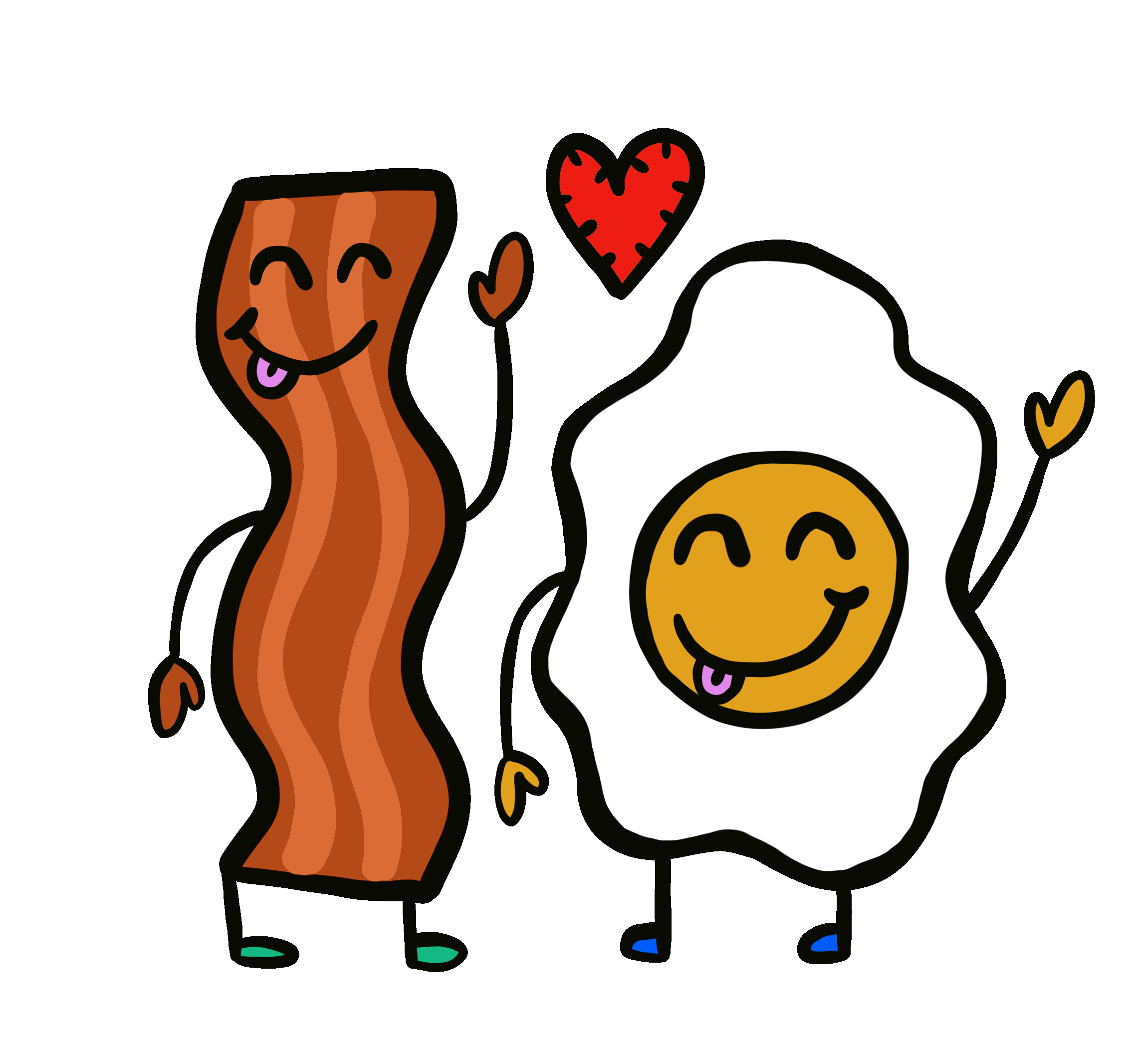 Breakfast Love Sticker by Jelene for iOS & Android | GIPHY