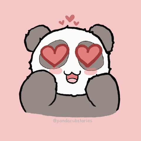 Panda Heart GIFs - Get the best GIF on GIPHY