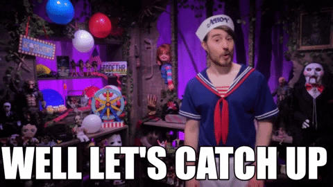 Catching Up GIF by Dead Meat James - Find & Share on GIPHY