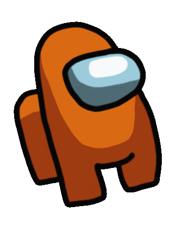 Orange Imposter Sticker for iOS & Android | GIPHY